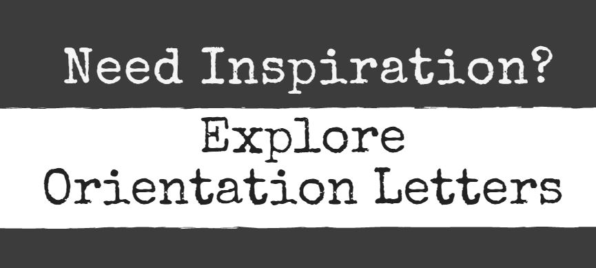 Instructor Guide to Orientation Letters